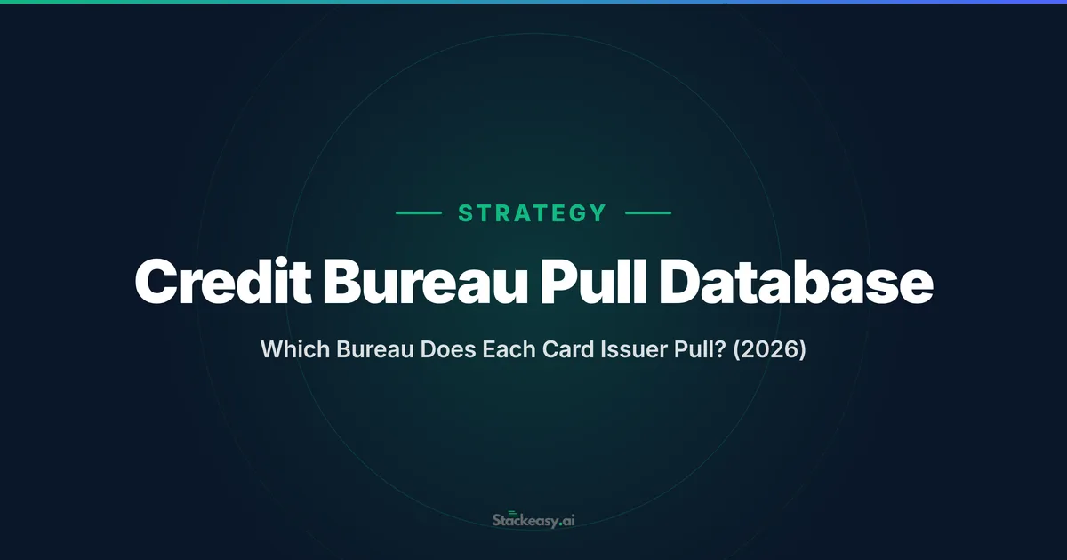Credit Bureau Pull Database: Which Bureau Does Each Card Issuer Pull ...